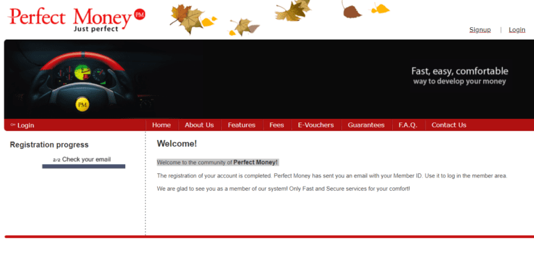 Perfect Money Sign Up Process | DollarPesa